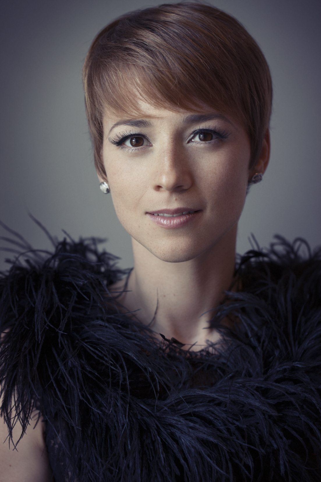 Karine Vanasse Hairstyle